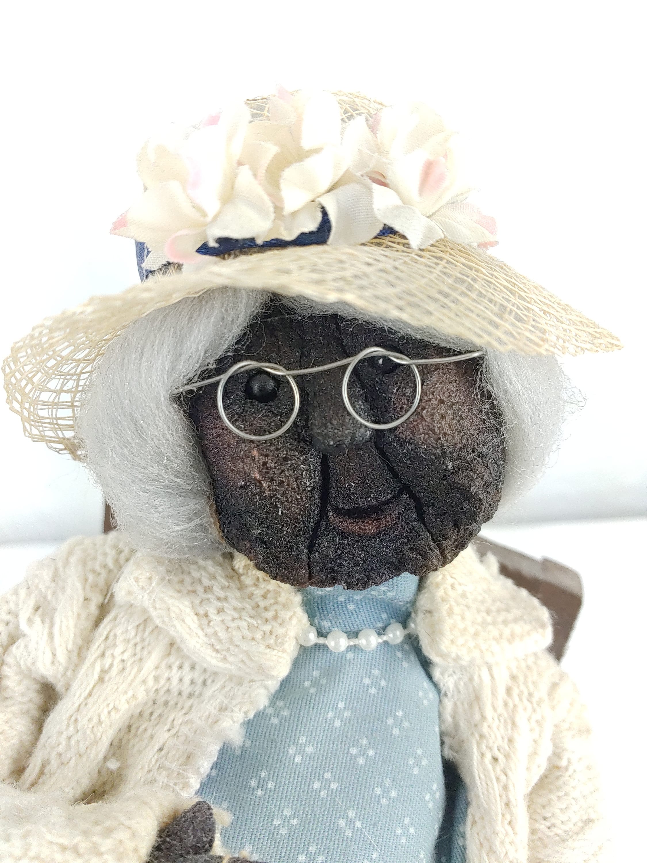 Authentic Handcrafted Apple Head Dolls Grandpa and Grandma Set - Etsy