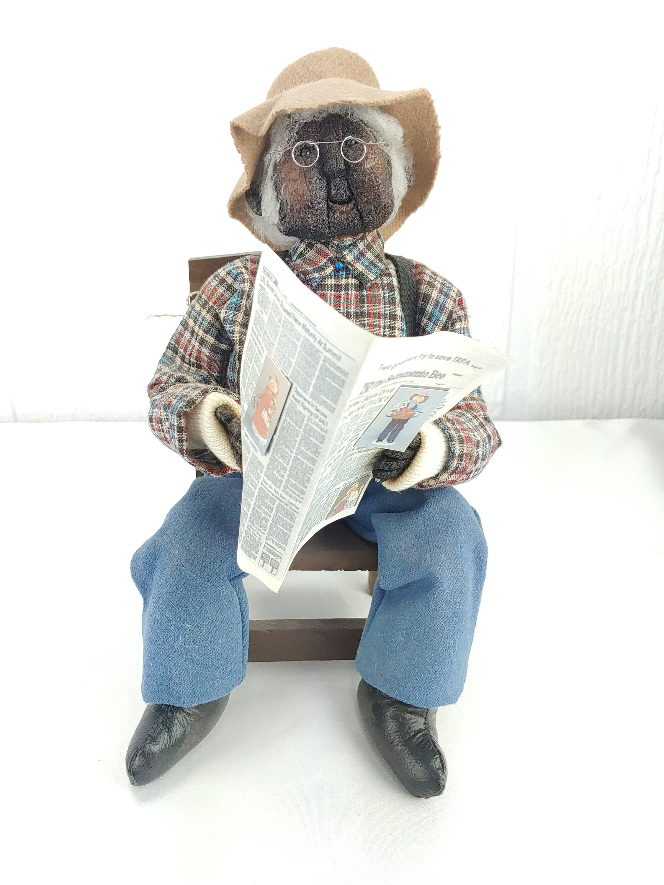 Authentic Handcrafted Apple Head Dolls Grandpa and Grandma Set - Etsy