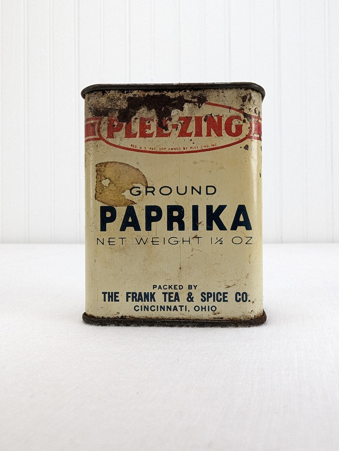 Vintage Plee-zing Ground Paprika Seasoning Spice Tin 1.5oz Rare Size - Etsy