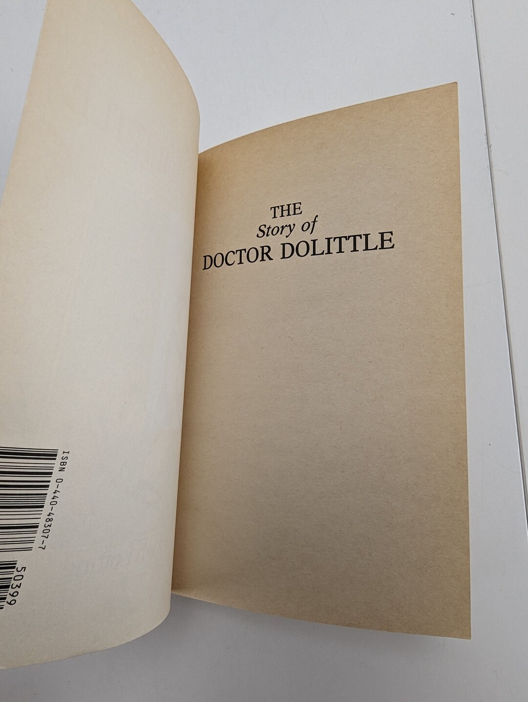 1988 the Story of Doctor Dolittle Paperback Book Hugh Lofting Yearling ...