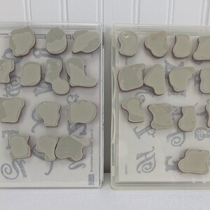 Stampin' up Broadsheet Alphabet Stamp Set of 26 #120585 Card Making ...
