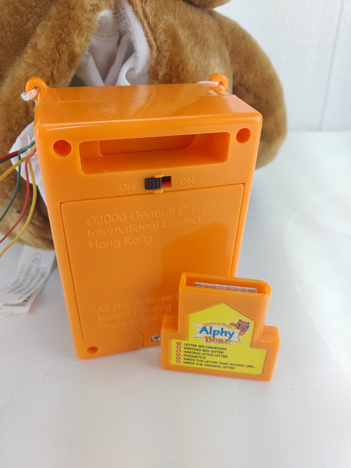 Alphy Bear Learn To Write Plush 14 Stuffed Animal Turns | Etsy