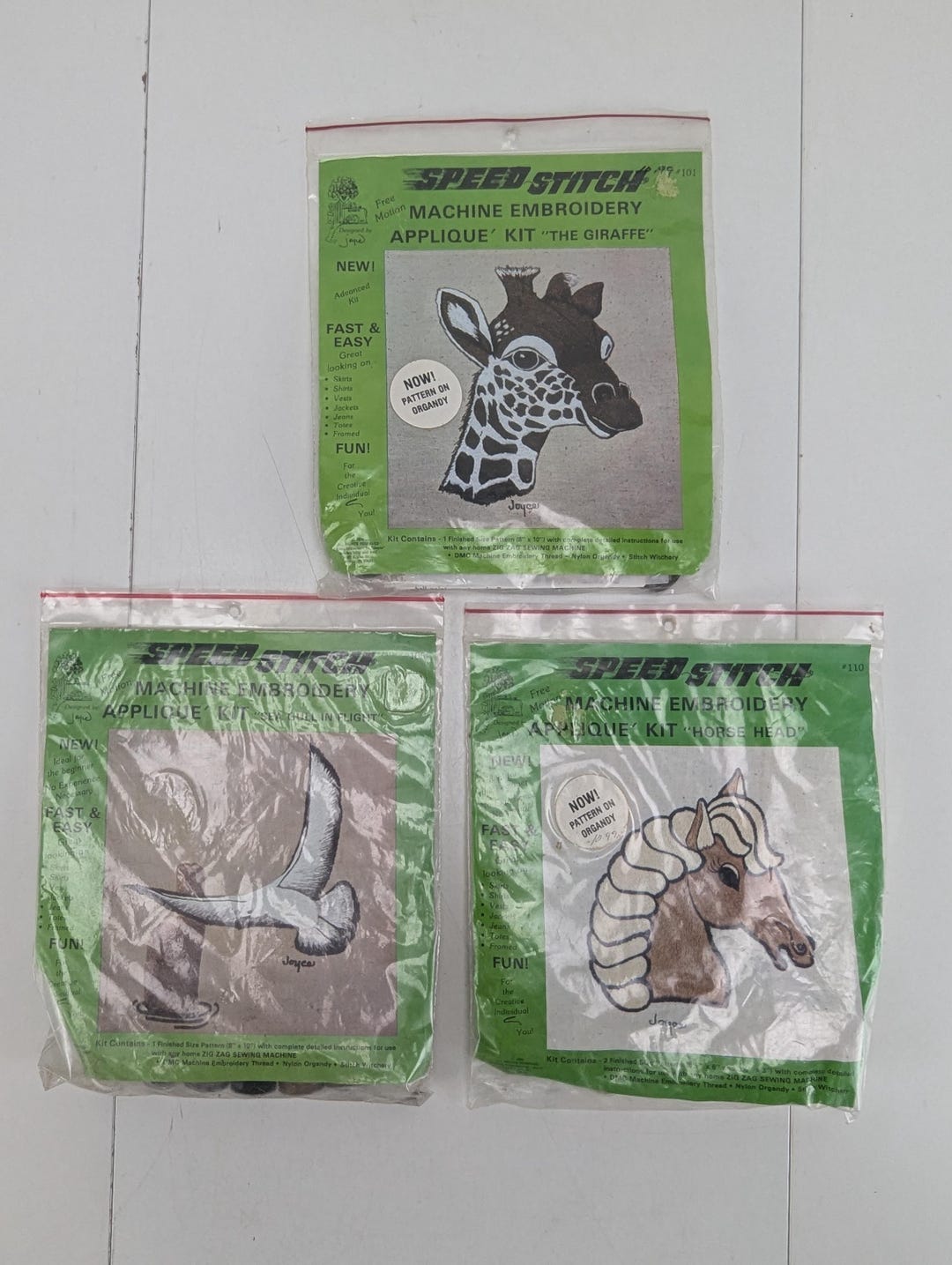 Speed Stitch Free Motion Machine Embroidery Thread Painting Applique ...