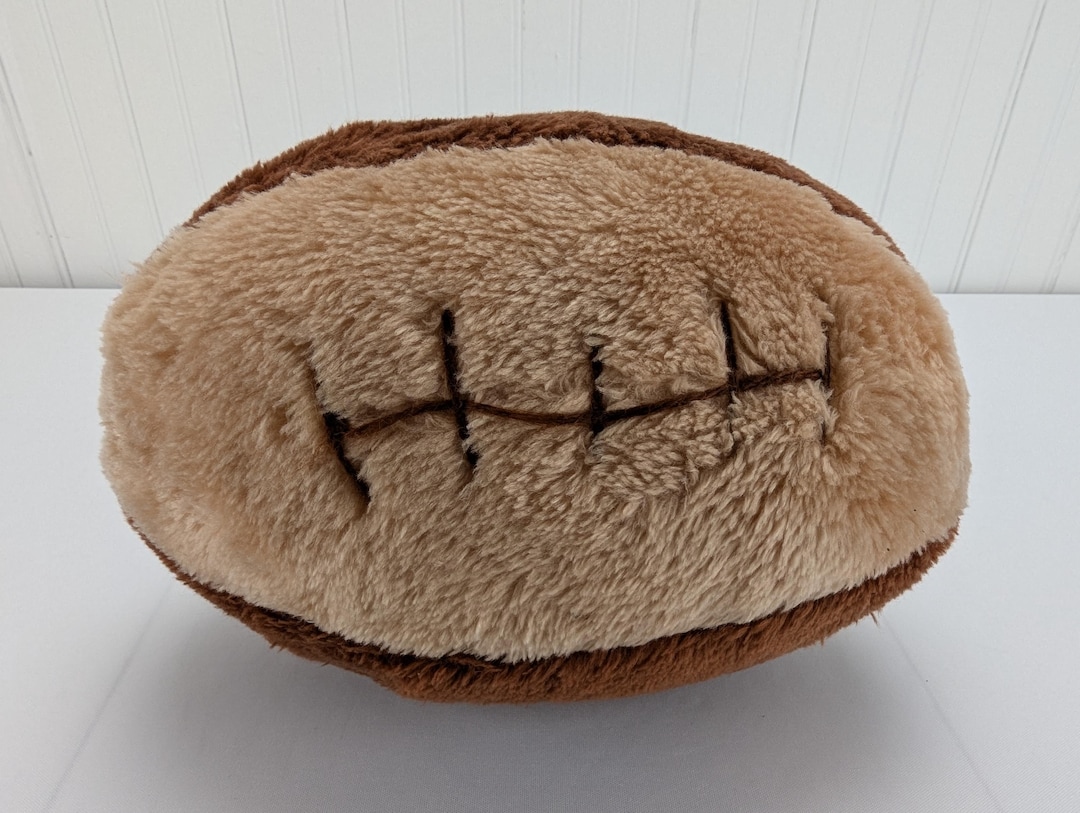 Vintage Personality Plush Football Stuffed Toy 10" Brown Tan Sports ...