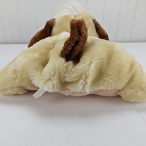 Vintage Dan Dee Cream Brown Dog Plush Stuffed Animal Pajama Holder ...