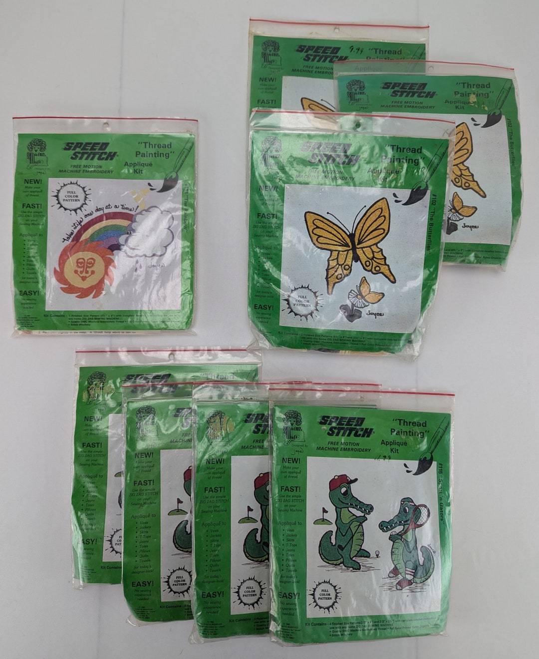 Speed Stitch Free Motion Machine Embroidery Thread Painting Applique ...
