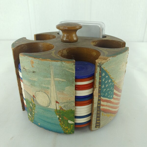 Poker Chip Holder - Etsy