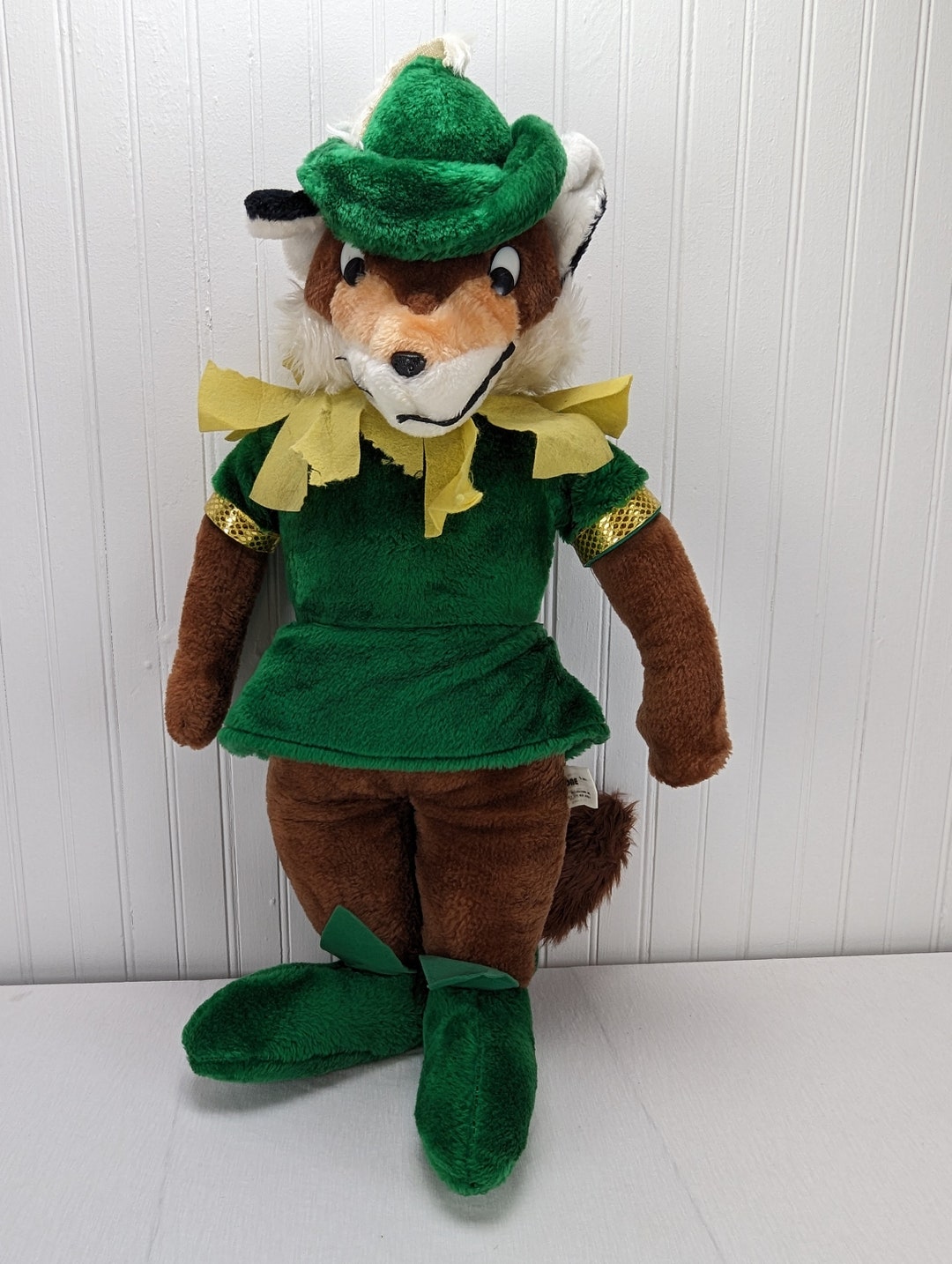1981 Robin Hood Plush Stuffed Animal 25" Fox Etone Vintage Rare - Etsy