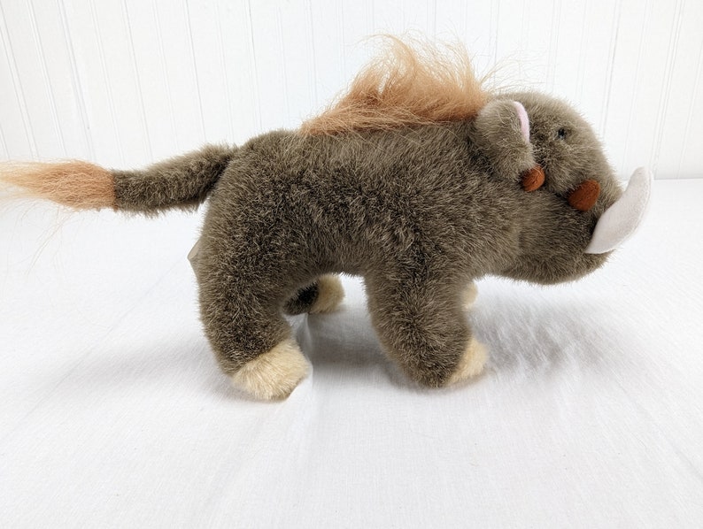 Vintage Small of the Wild Wart Hog Plush Stuffed Animal 1995 Wildlife ...