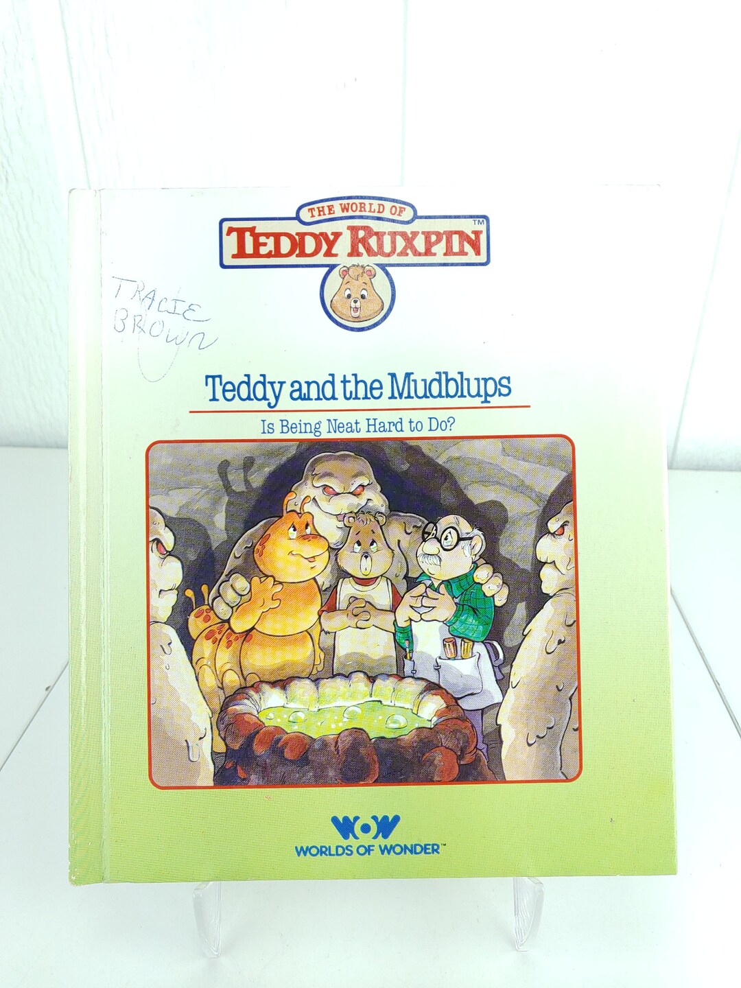 Vintage Teddy Ruxpin Teddy and the Mudblups Children's Book Hardcover ...