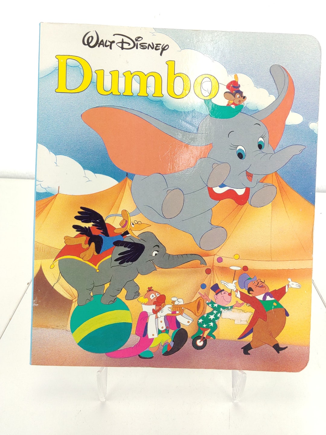Walt Disney Dumbo Classic Cardboard Books 1987 Twin Books Hardcover ...