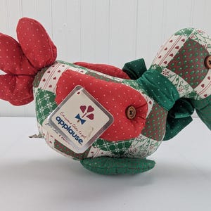 Vintage Applause Patchwork Pets Duck 8" Plush 21082 Stuffed Animal 1986 ...