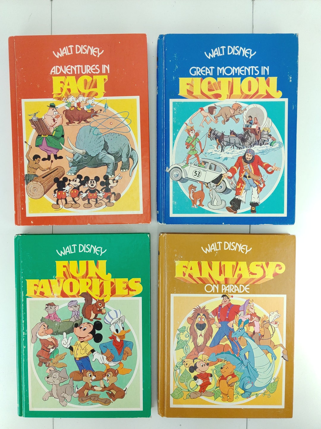 Vintage the Walt Disney Parade Books Lot of 4 Facts Fiction - Etsy
