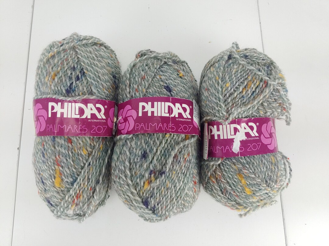 Phildar Yarn Multicolor 903H103 Lot of 3 Palmares 207 Acrylic Wool ...