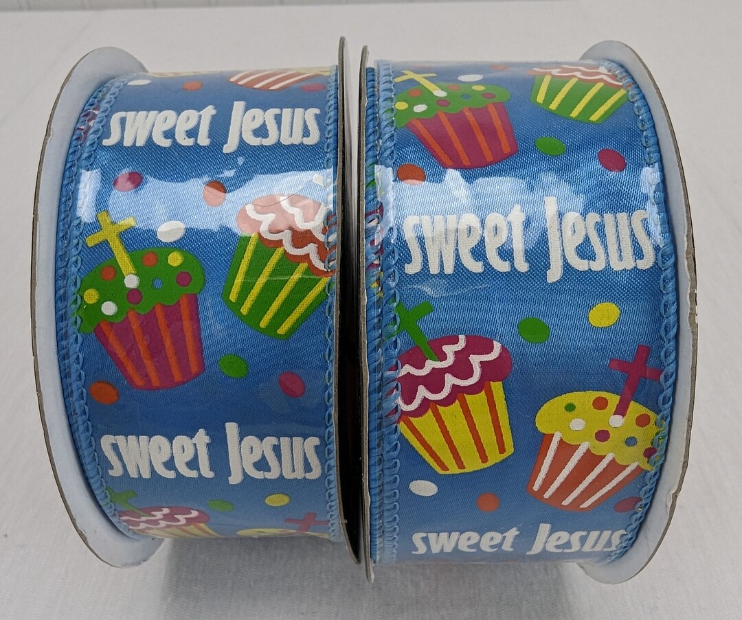Hobby Lobby Sweet Jesus Summer Praise Ribbon 5 Yards Lot of 2 New 2010 ...