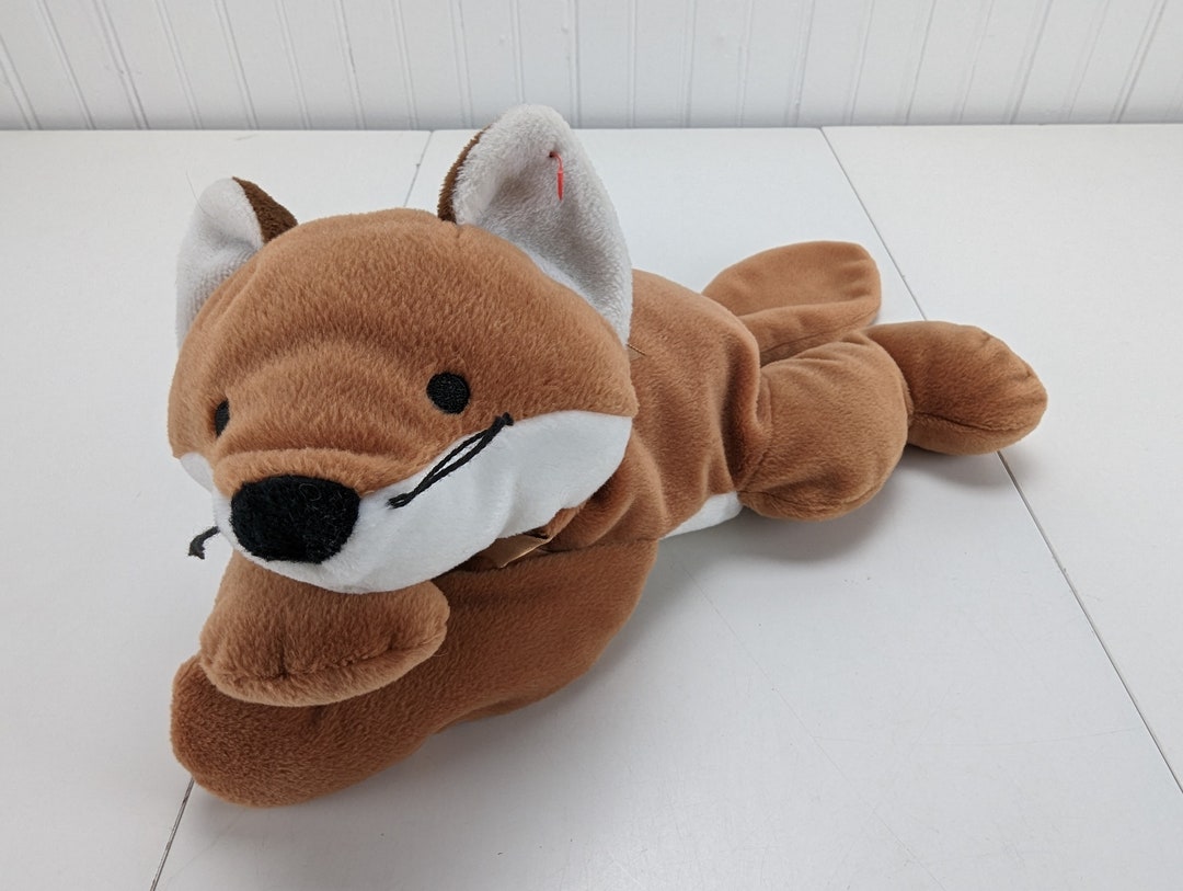 Ty Pillow Pals Foxy the Fox Plush 13 Stuffed Animal 1997 Vintage Lovey ...