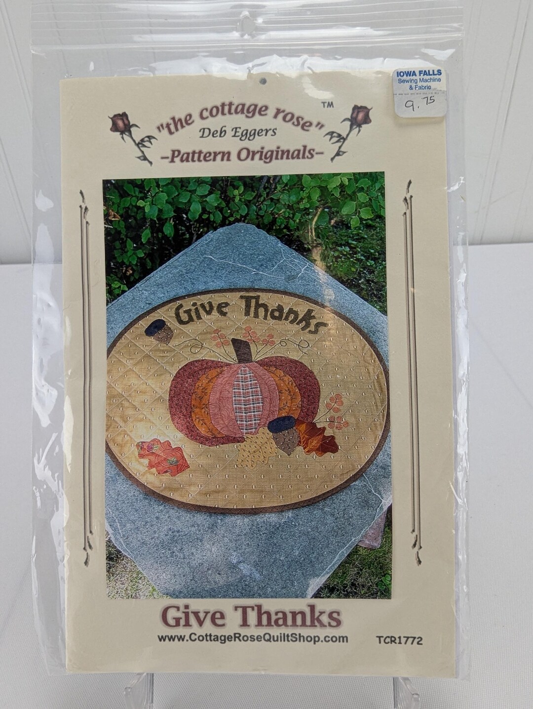 Give Thanks Table Runner Pattern Originals the Cottage Rose Deb Eggers ...