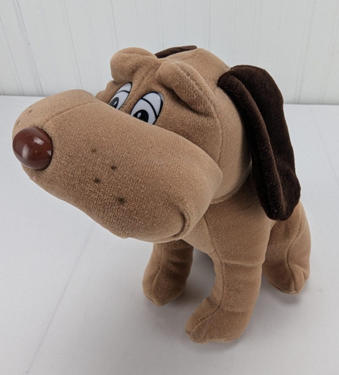 Vintage Cuddle Wit Cuddle Puppy Brown Dog Plush 9.5 Sitting Stuffed ...