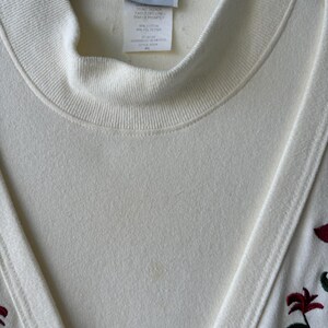 Vintage Bonworth Turtleneck Cardigan Pullover Top Grandma Christmas ...