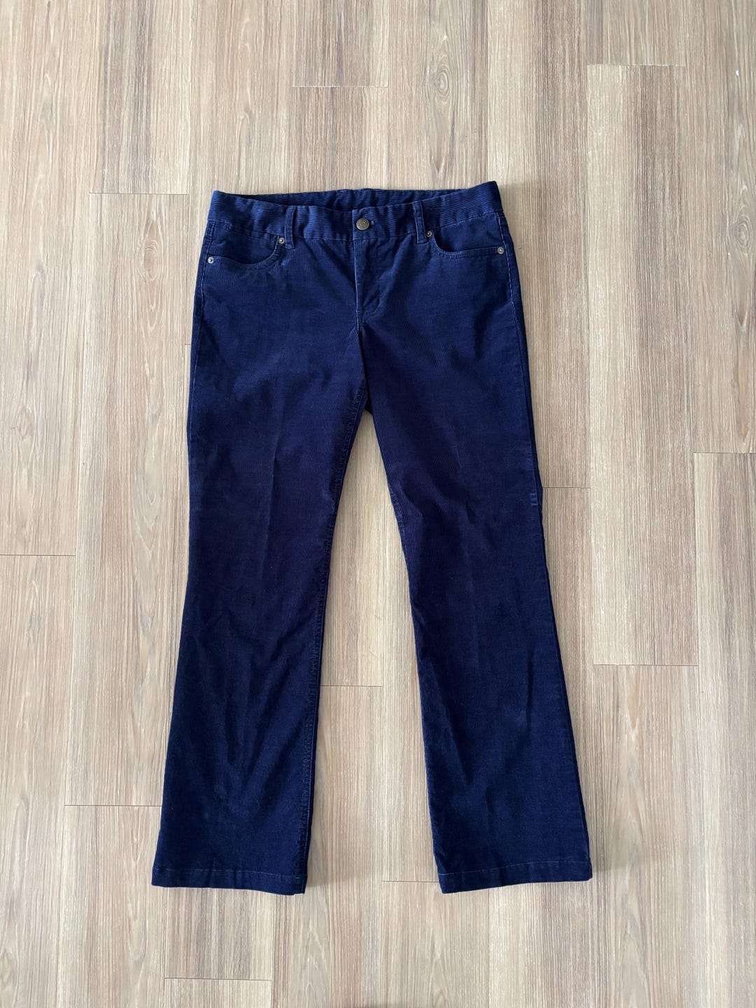 Y2K J. Crew Corduroy Pants Favorite Fit Blue Bootcut Womens 10 Academia ...