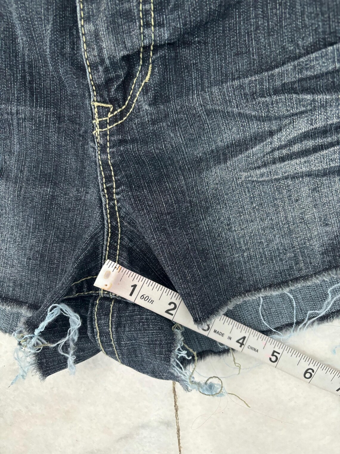 90s Y2K Vintage Mudd Jeans Shorts Cut off Low Rise Distressed Size 17 ...