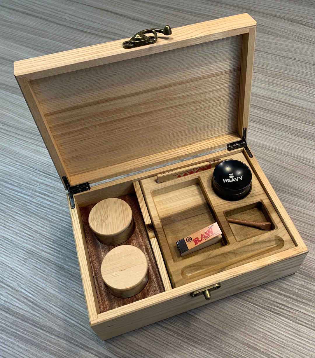 Hardwood Box,ash Stash Box - Etsy