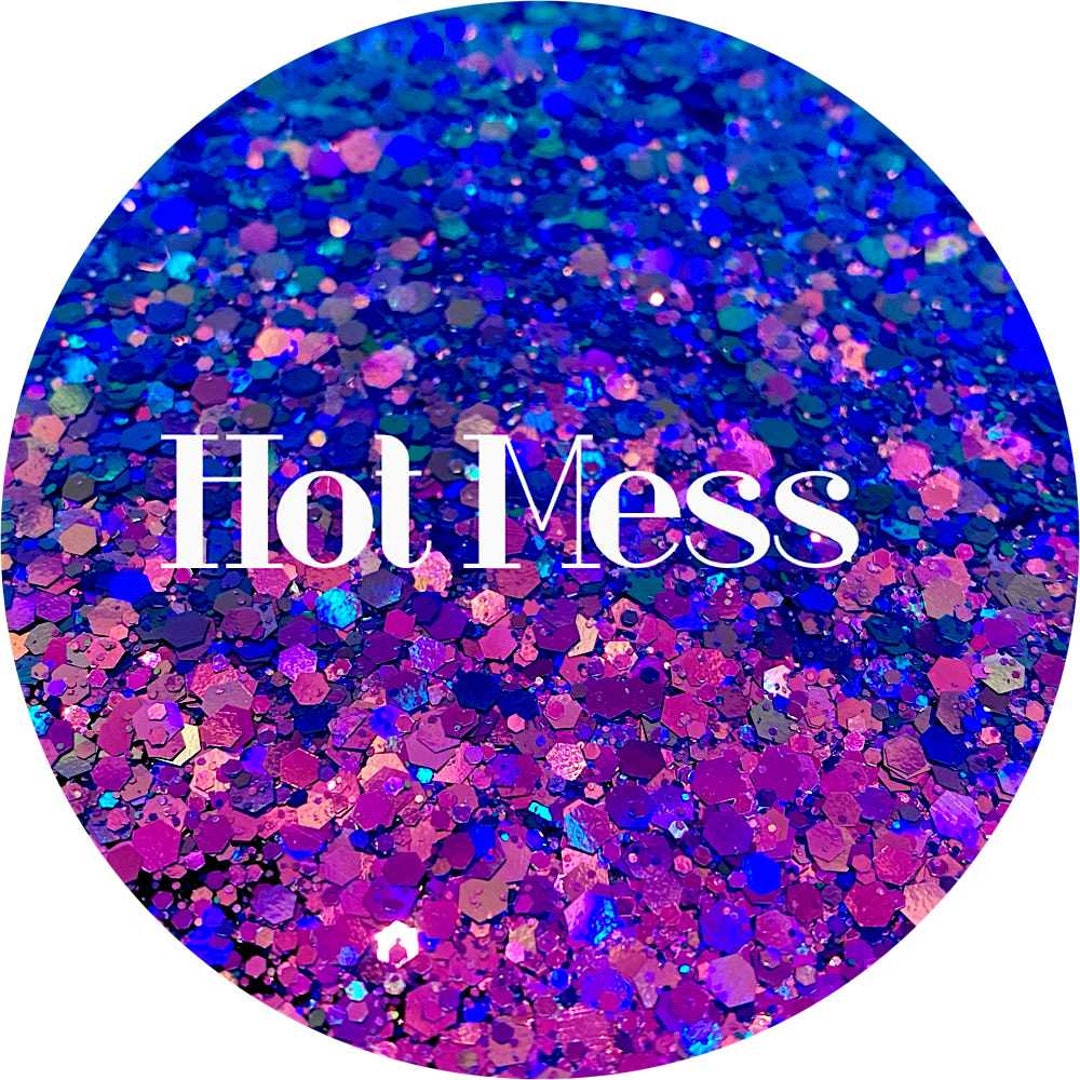 Hot Mess - Purple to Blue Color Shift Chunky Mix Polyester Glitter - Etsy