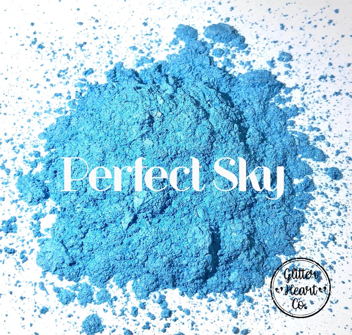 Perfect Sky Mica Light Blue Mica Powder - Etsy