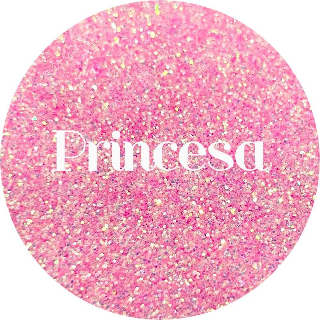 Princesa - Pink Polyester Glitter - Etsy