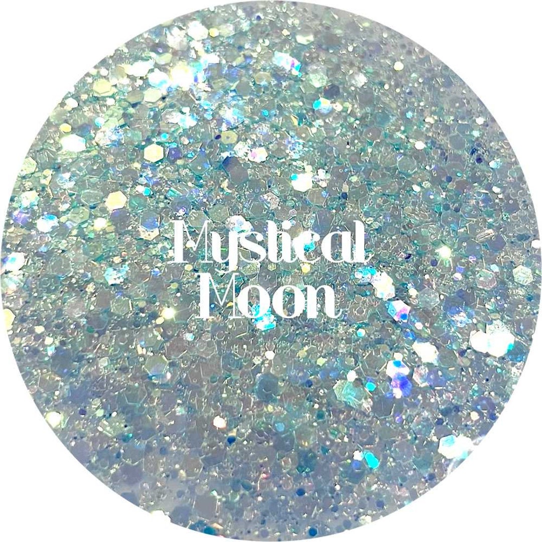Mystical Moon - High Sparkle Blue Opal Chunky Mix Polyester Glitter - Etsy