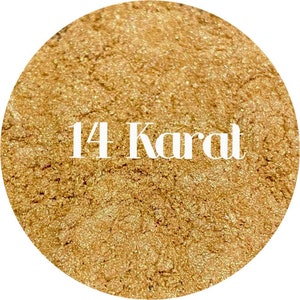 14 Karat Mica - Gold mica Powder - Etsy