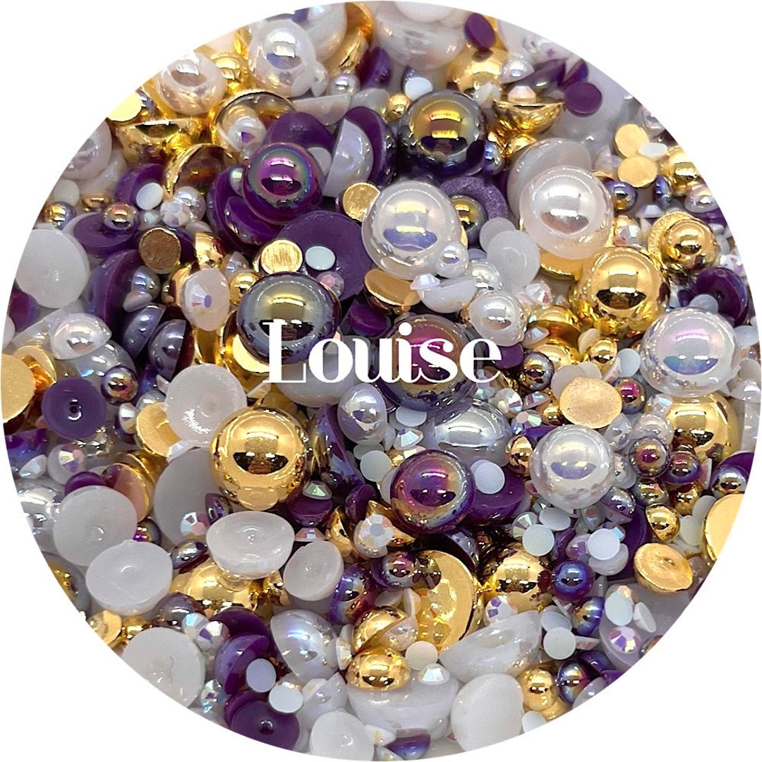 Louise - Flat Back Pearl & Rhinestone Mix - Etsy