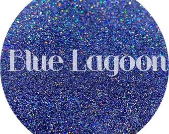 Holographic Blue Glitter - Etsy