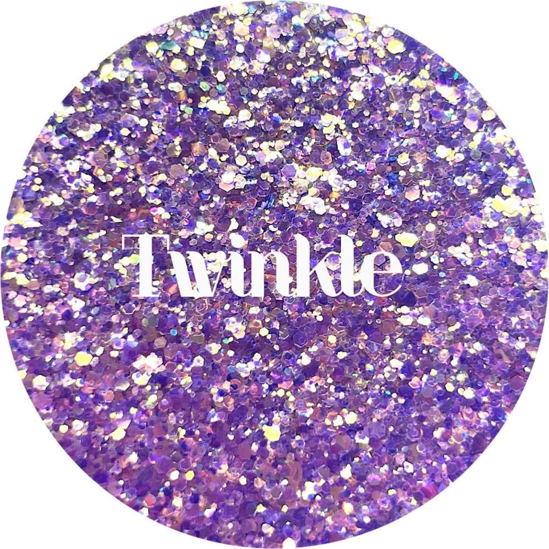 Twinkle - Purple Iridescent Small Chunky Mix Polyester Glitter - Etsy