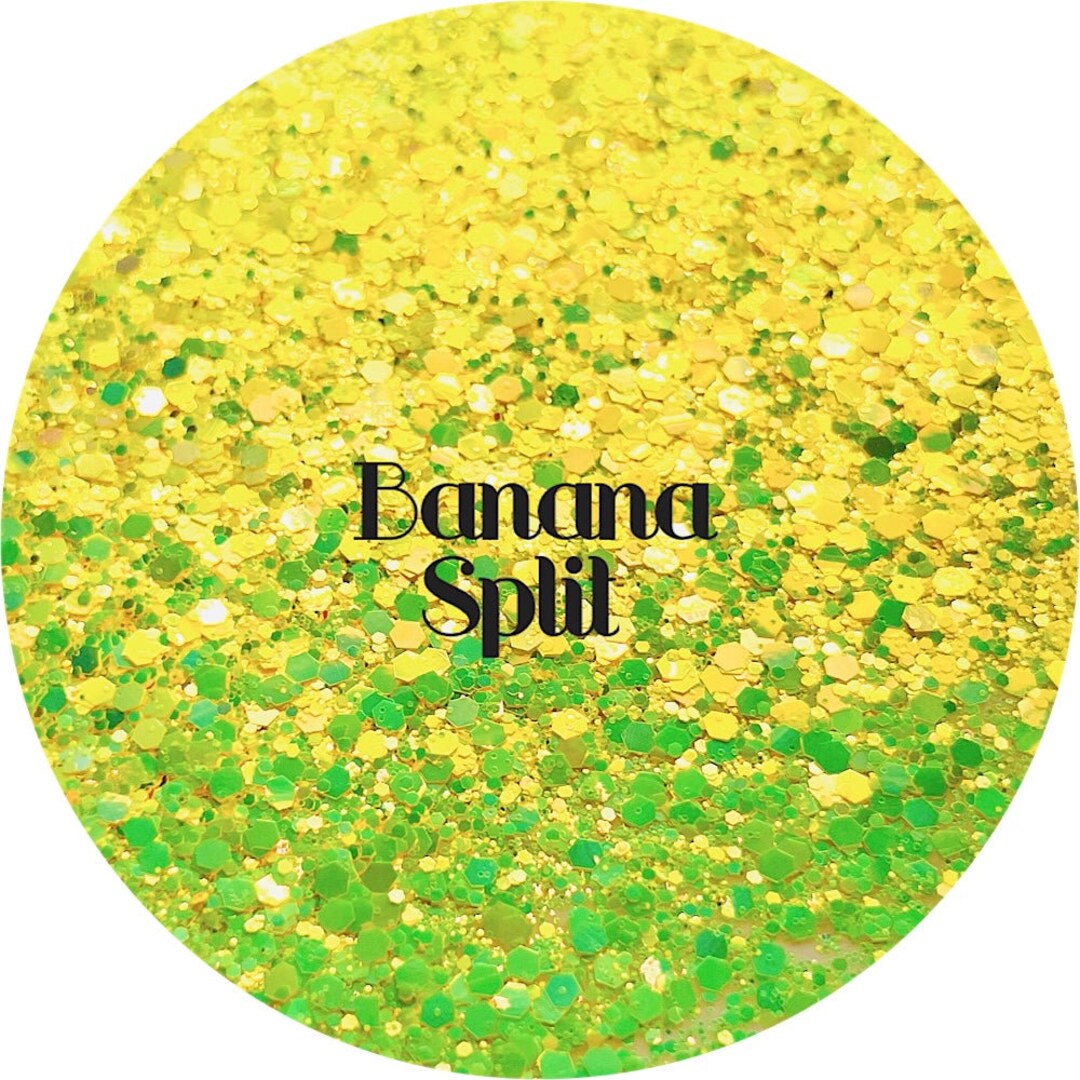 Banana Split- Color Shift Chunky Mix Polyester Glitter - Etsy