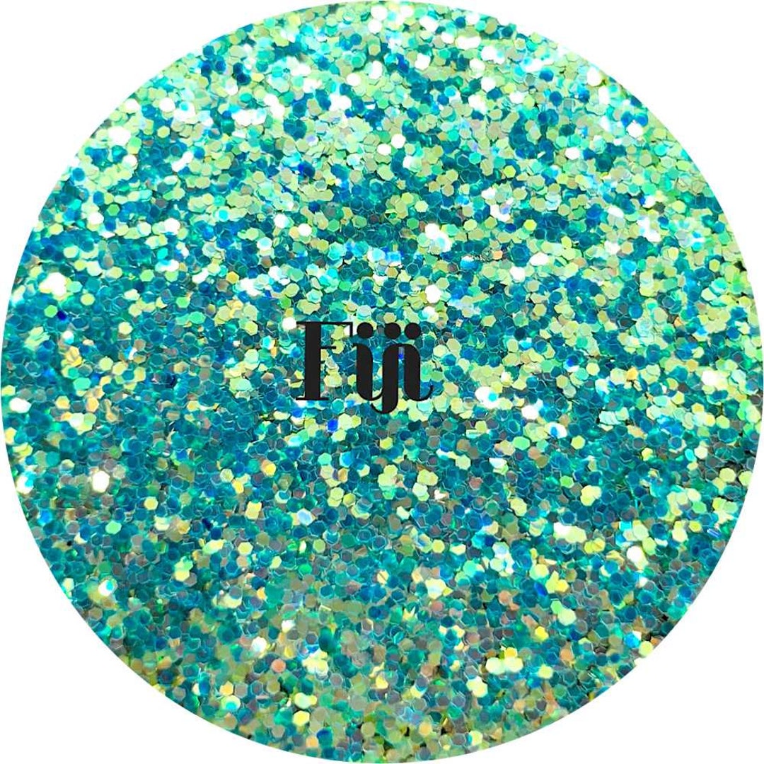 Fiji - High Sparkle Teal Polyester Glitter - Etsy