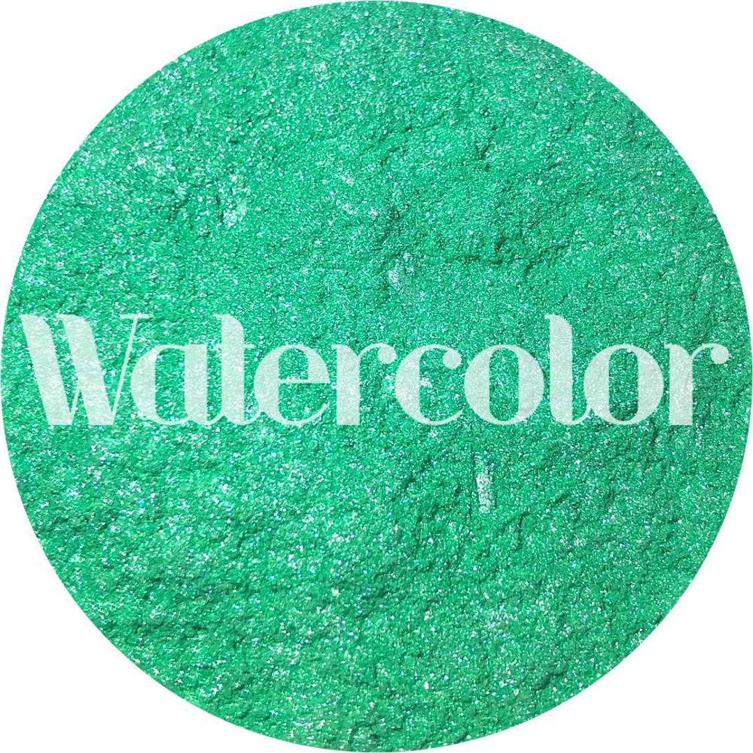 Watercolor Mica - Green Aqua Mica Powder - Etsy