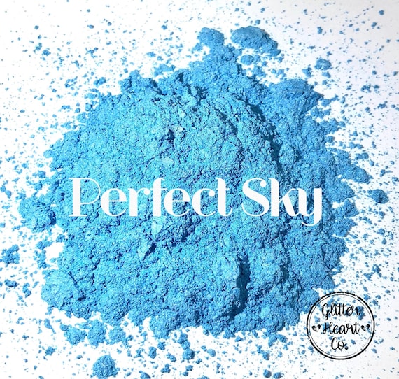 Perfect Sky Mica Light Blue Mica Powder | Etsy