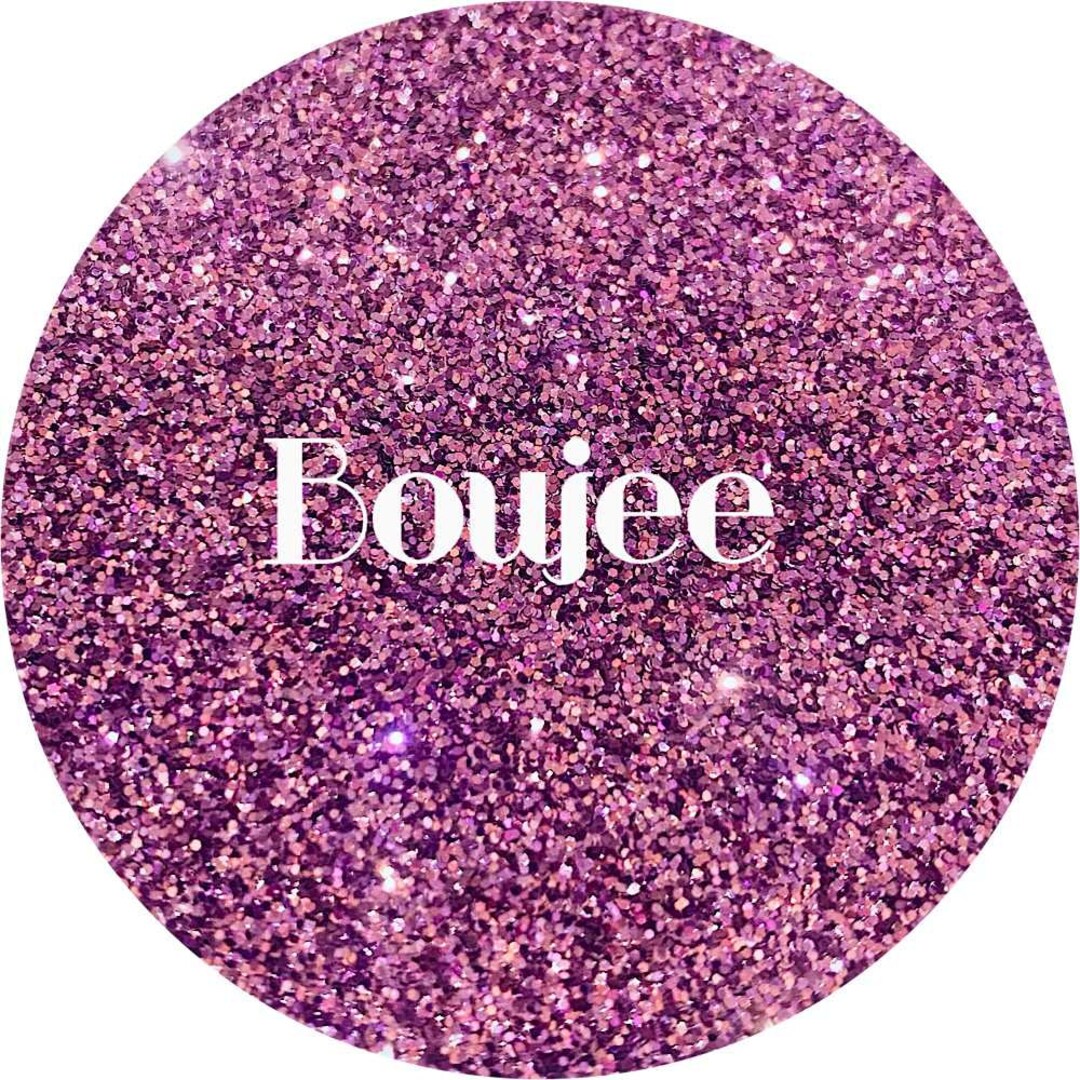 Boujee - Purple Polyester Glitter - Etsy