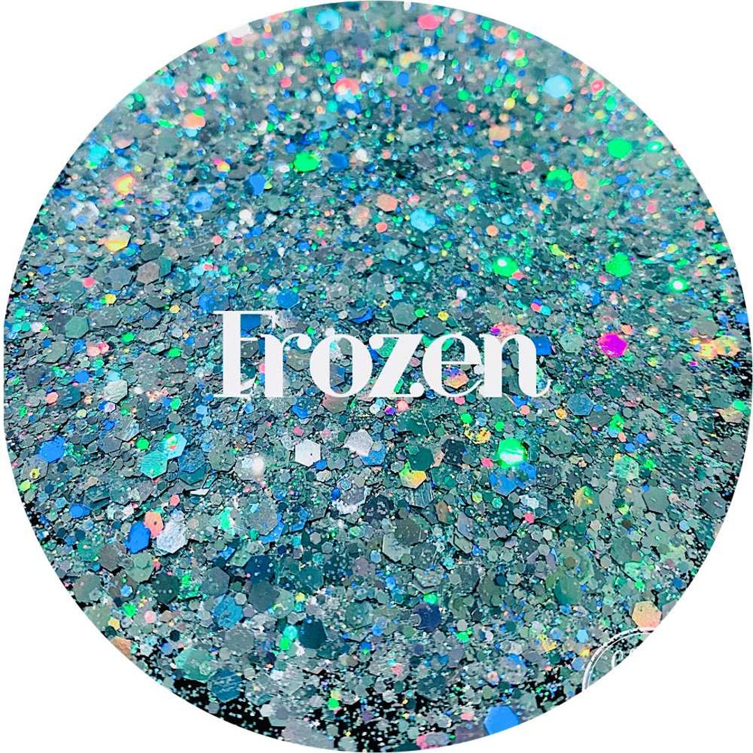 Frozen - Light Blue holographic Chunky Mix Polyester Glitter - Etsy