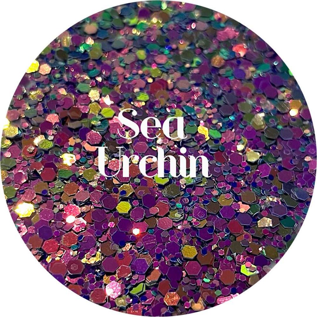Sea - Purple Green Gold Color Shift Chunky Mix Polyester Glitter - Etsy