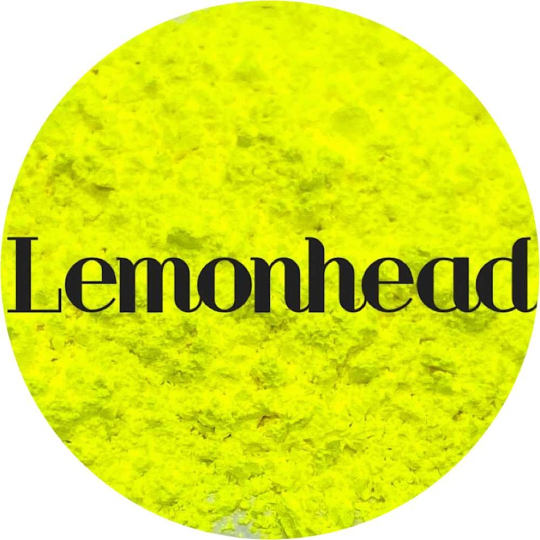 Lemonhead- Neon Yellow Mica Powder - Etsy