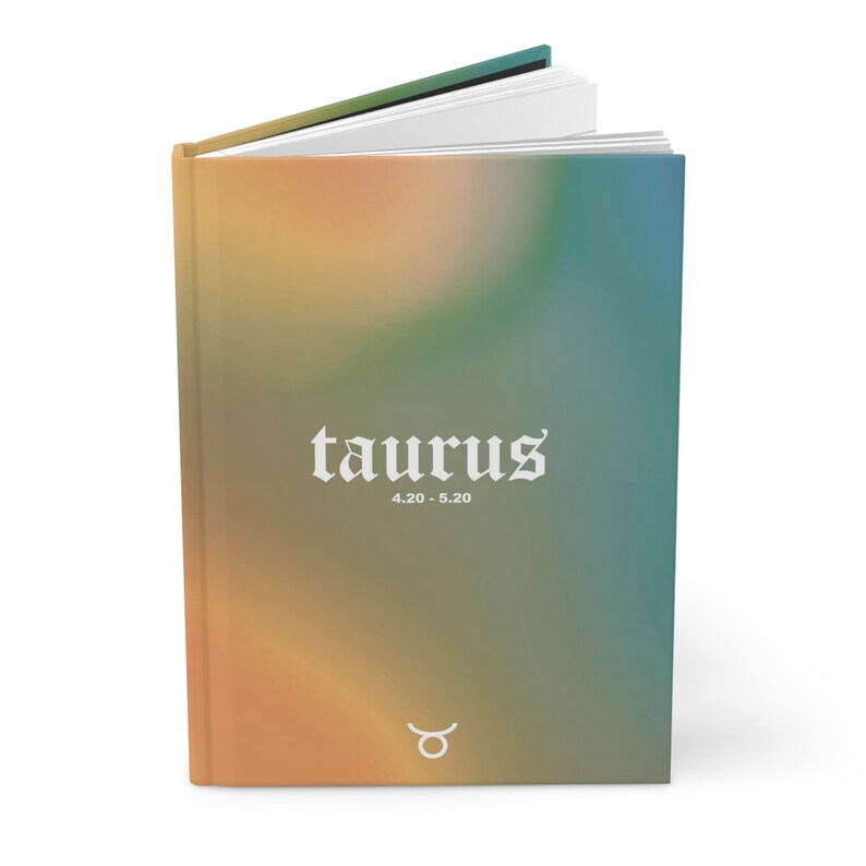 Taurus Zodiac Journal | Handcrafted Blank Astrology Pink Notebook ...