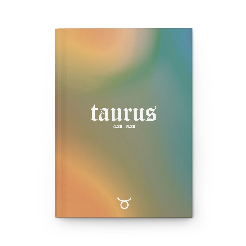Taurus Zodiac Journal | Handcrafted Blank Astrology Pink Notebook ...