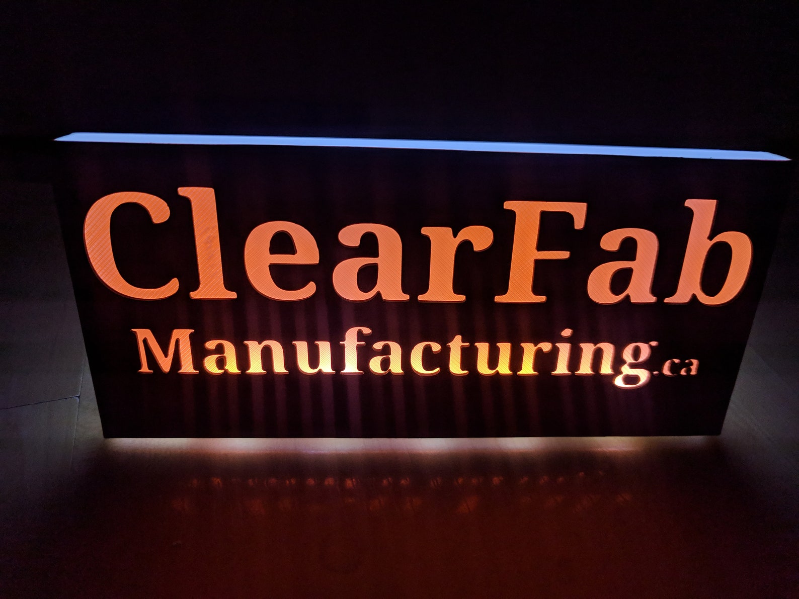 Custom LED 3D Printed Sign, or Nameplate. Will Make Custom Design to ...