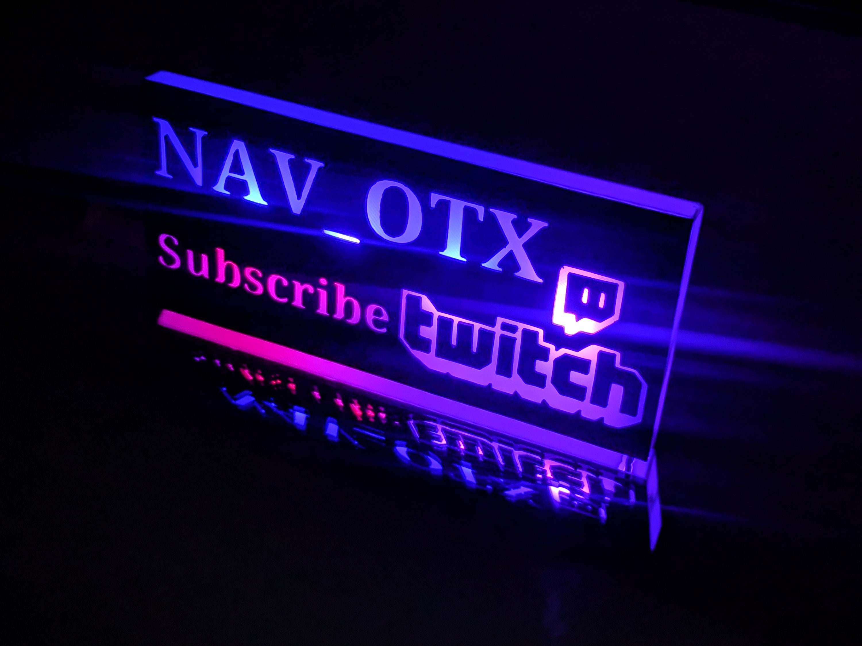 Custom LED 3D Printed Sign, or Nameplate. Will Make Custom Design to ...