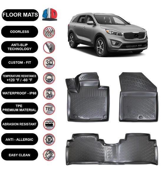 Kia sportage 2016 car mats store