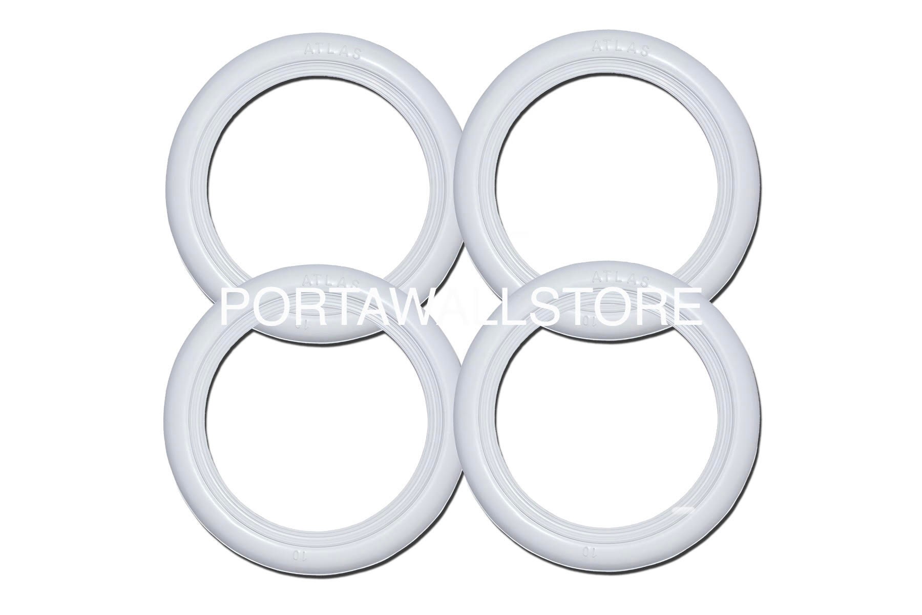8'' Inch Rim White Wall Port-o-wall Tire Rubber Ring Set of X4 - Etsy