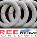 13x3'' Wide Whitewall Portawall Rubber Ring Flap Side Wall Topper Tire ...