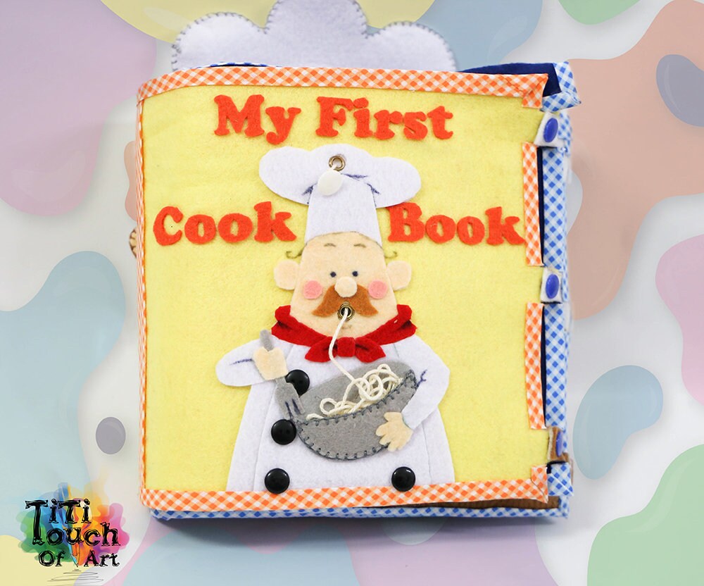 Quiet Book Page,handmade Book for Kids, Busy Book Page, Activity ...